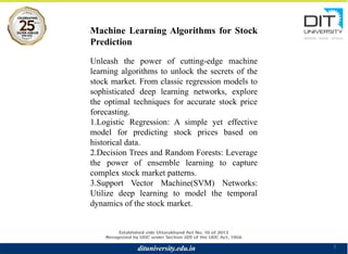 FINAL PPT AS FOR STOCK MARKET PREDICTION | PPTX