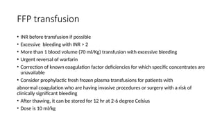 Final ppt.pptx- perioperative blood transfusion guidelines | PPTX