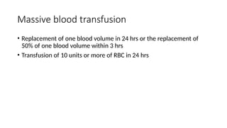 Final ppt.pptx- perioperative blood transfusion guidelines | PPTX