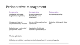 Final ppt.pptx- perioperative blood transfusion guidelines | PPTX