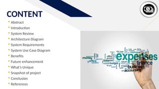 Expense budget tracker helps people to track their expense.pptx