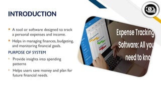 Expense budget tracker helps people to track their expense.pptx