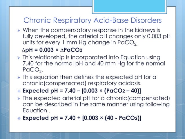 Acid-Base Disorders | PPTX
