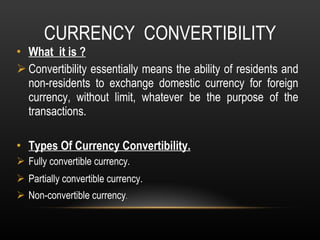 Final ppt currency-convertibility | PPT