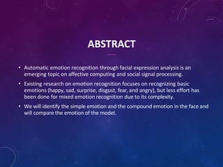 final ppt -ORIGINAL_Facial_Emotion_Detection special topic -2 review 1 ...
