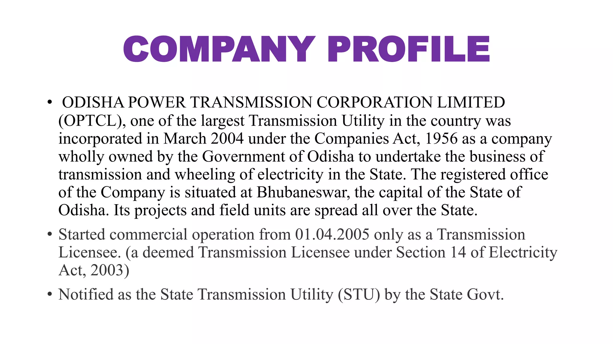 Working capital of OPTCL | PPTX | Stocks and Bonds | Personal Investing