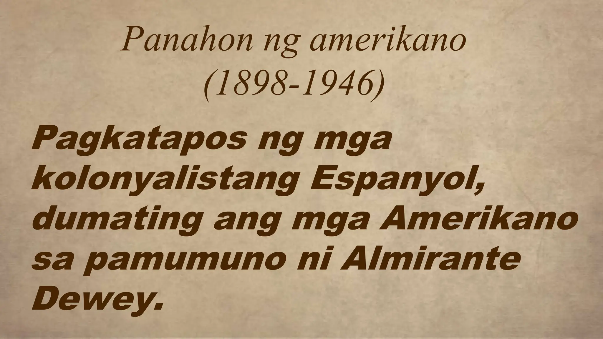 panahon ng pananakop ng mga amerikano at impluwensya nila | PPTX