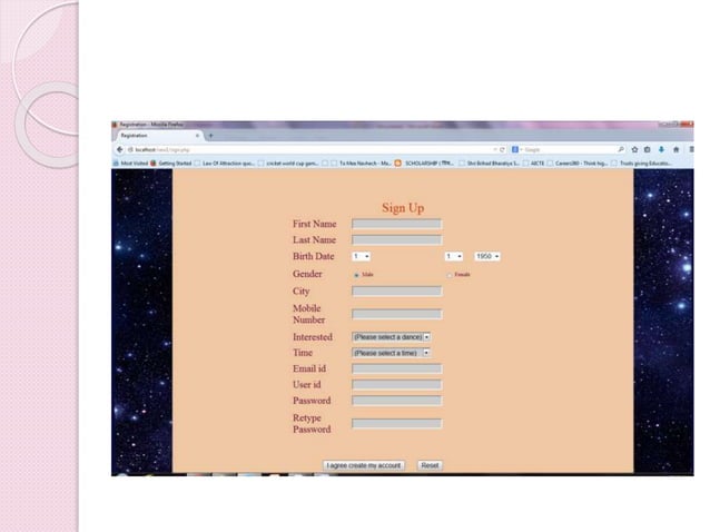 Presentation on Dance Academy Management System Project | PPTX ...