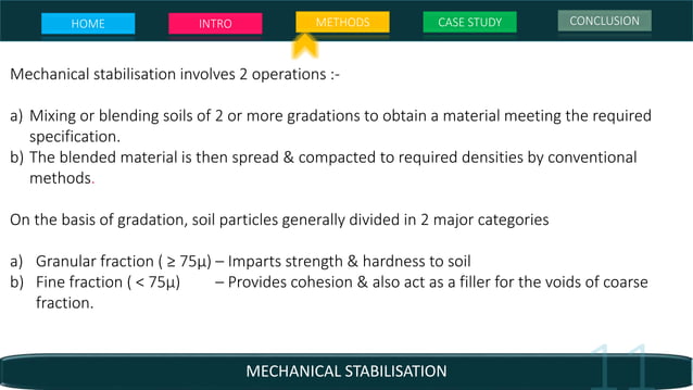 Methods Of Soil stabilization | PPTX | Civil Engineering Industry | Industries