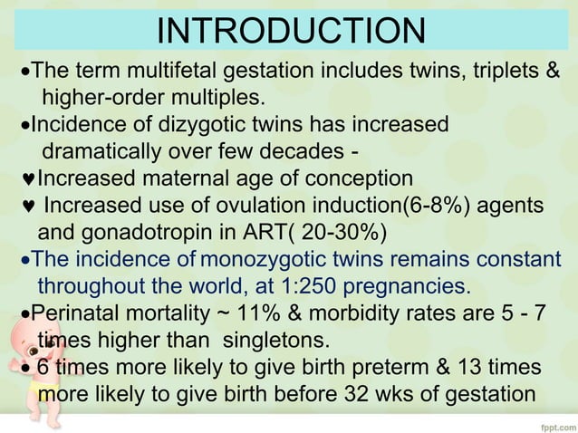 ROLE OF ULTRASOUND IN MULTIFETAL GESTATION - WHAT AN OBSTETRICIAN SHOULD KNOW ? | PPTX ...