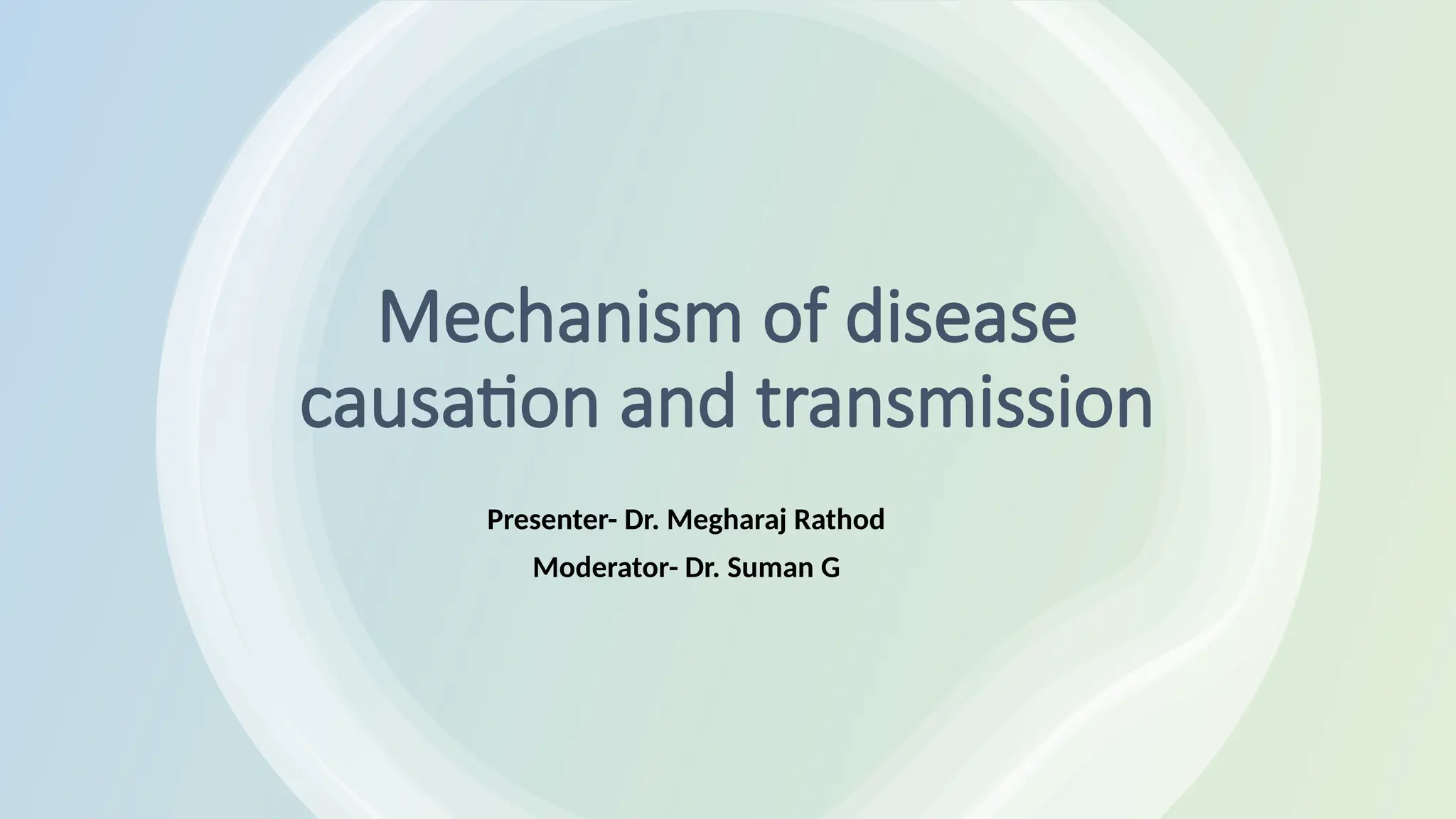 Final PPT - Seminaar on modes of diseases transmission | PPTX