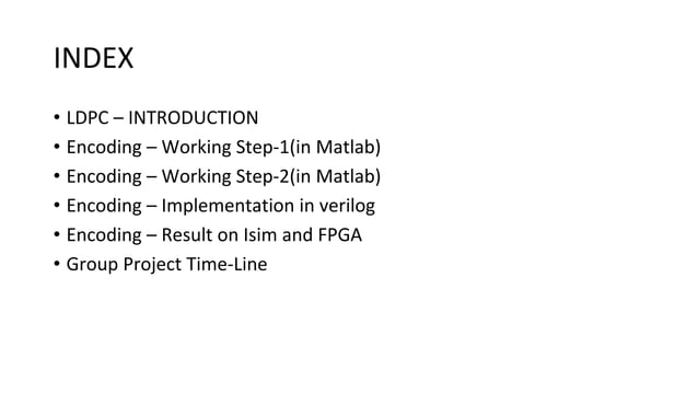 LDPC - Low Density Parity Check Matrix | PPTX | Programming Languages | Computing