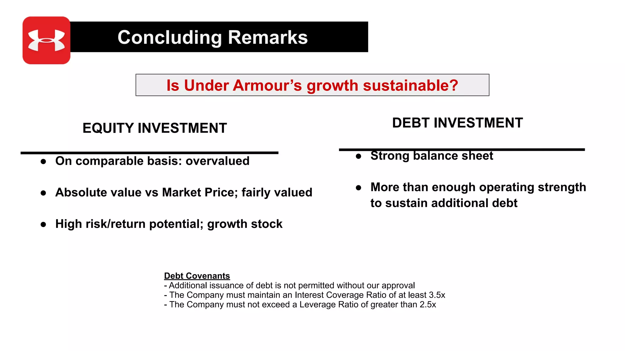 Final ppt under armour | PDF