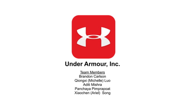 Final ppt under armour | PDF