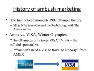 ambush marketing~! | PPTX