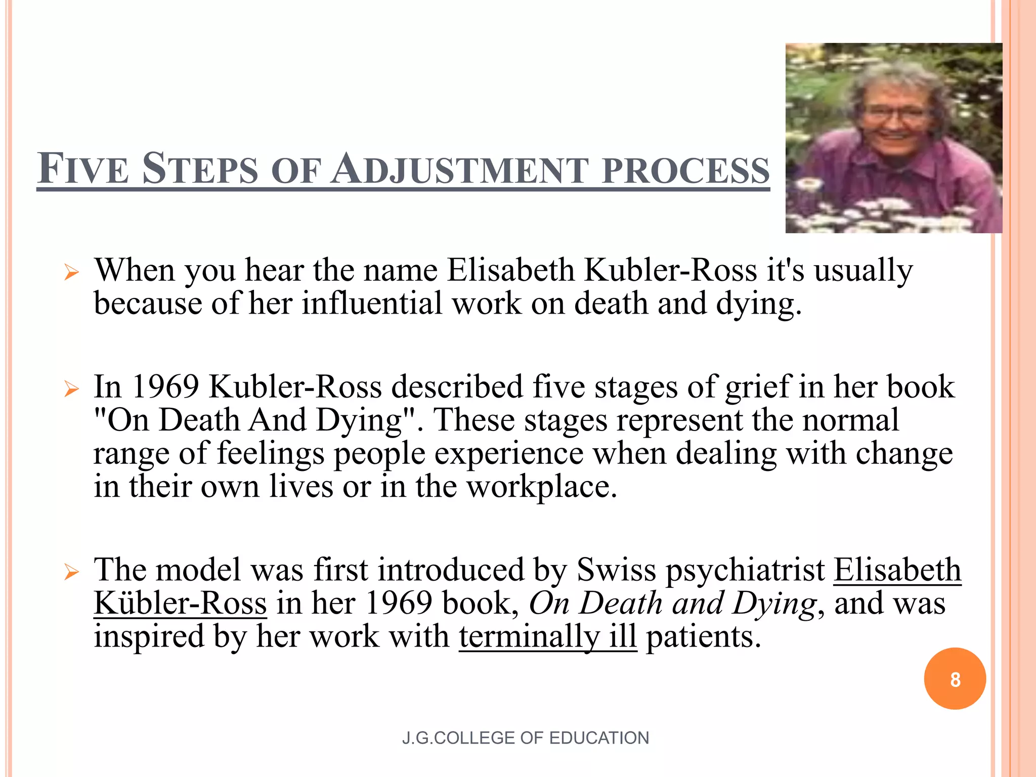 Role of Motivation in human adjustments | PPTX