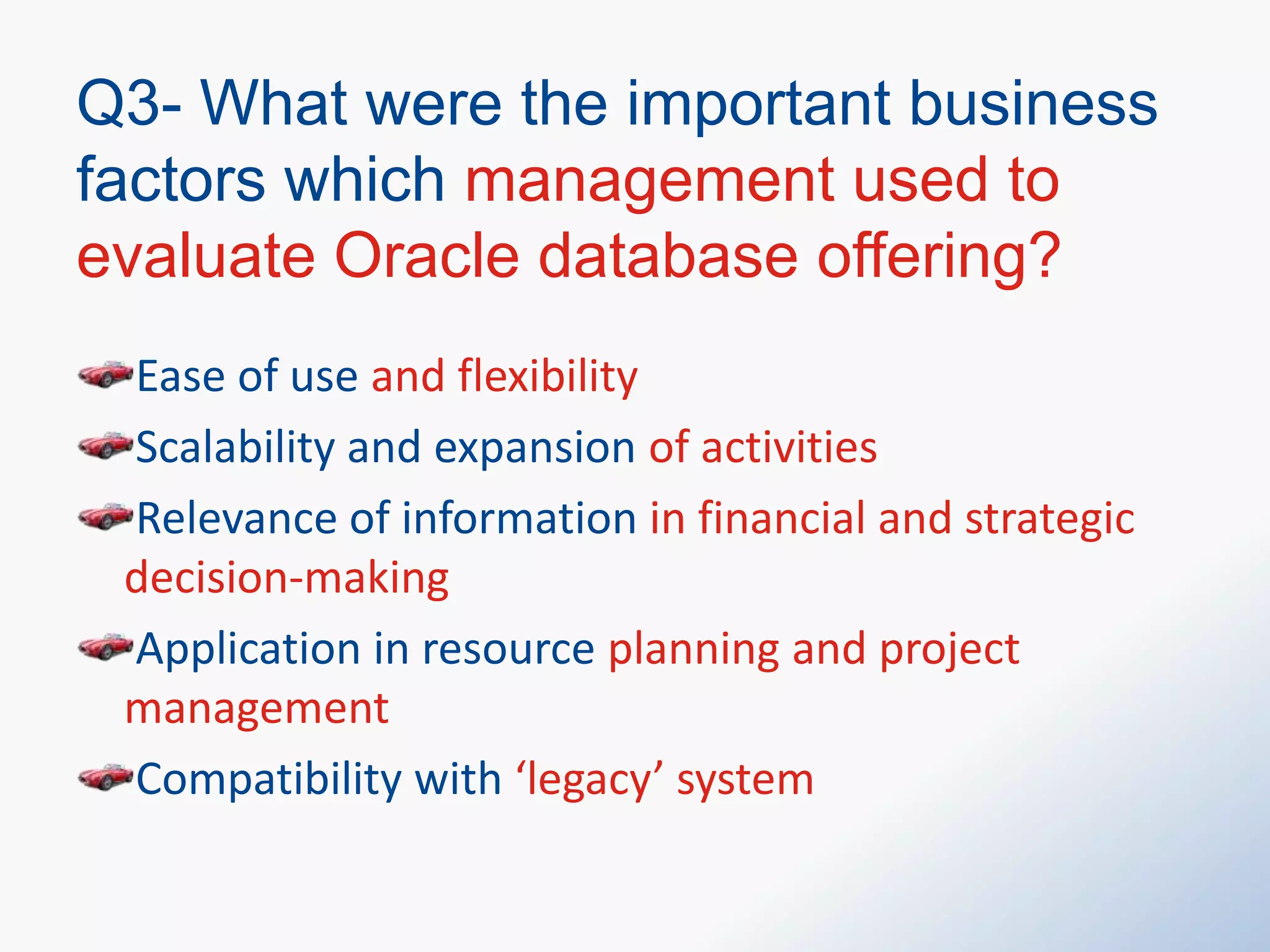 Maruti Suzuki with Oracle products | PPTX