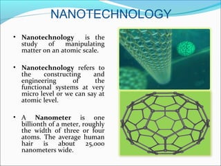 Applications Of Nanotechnology In Electronics