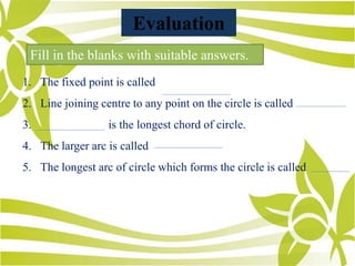Circle basic concepts | PPTX
