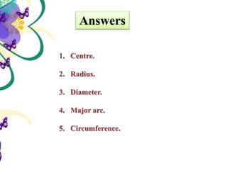 Circle basic concepts | PPTX