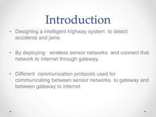 ppt on accident detection system based on Iot | PPTX