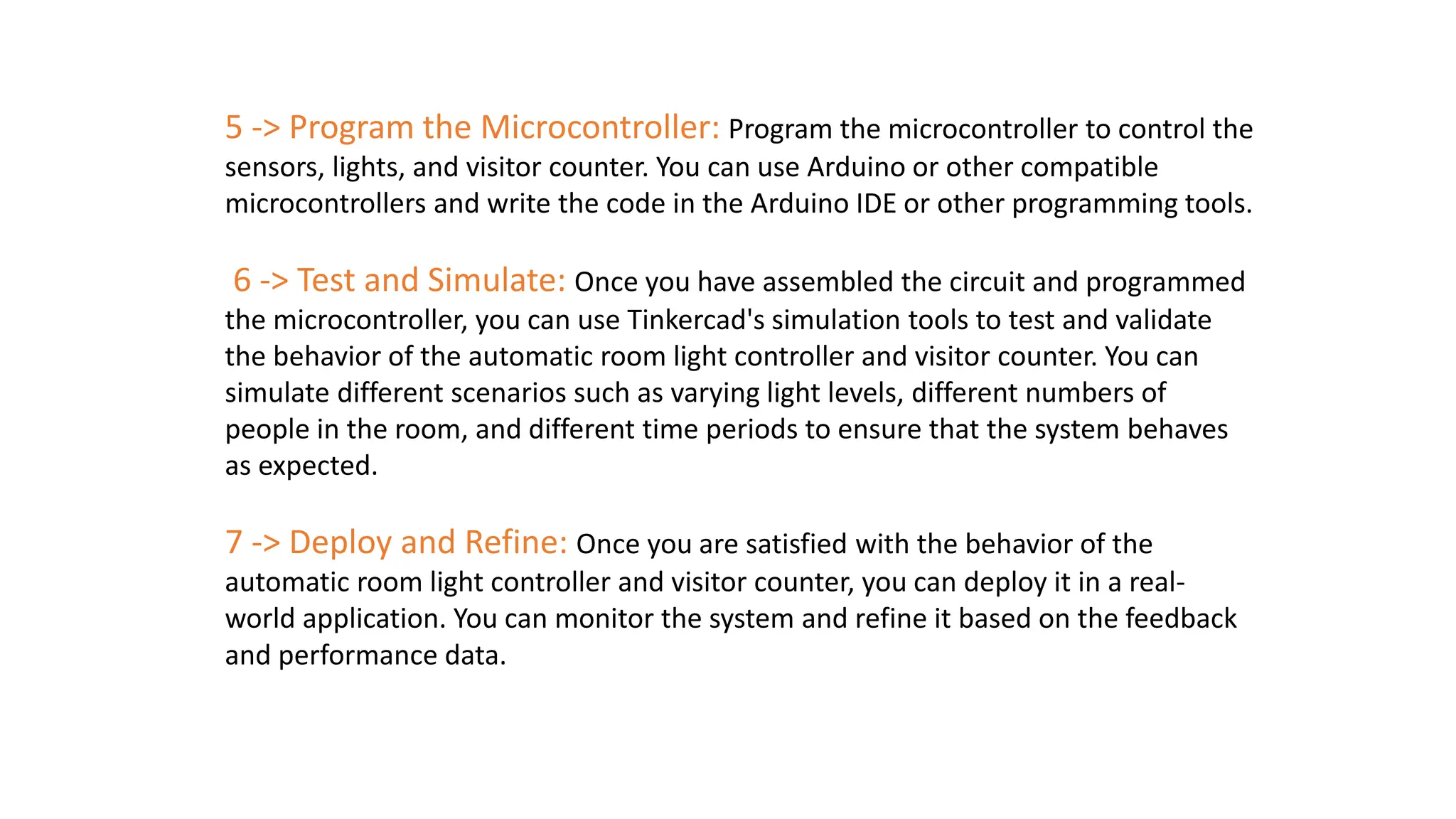 Automatic Room Light Controller With Bidirectional Visitor Counter Ppt