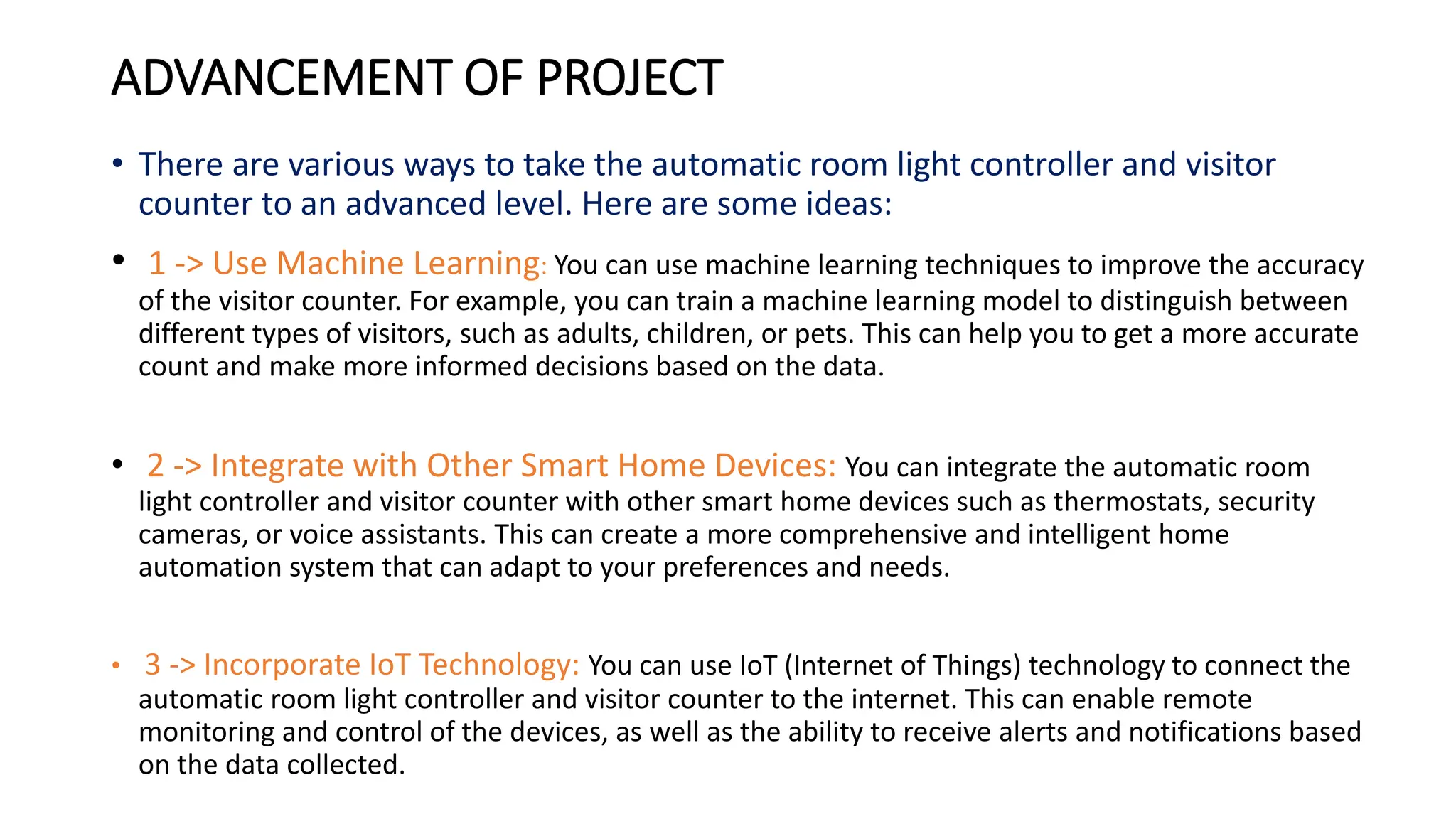 Automatic Room Light Controller with Bidirectional Visitor Counter | PPTX