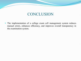 FINAL_PPT[1] (4).pptx about exam cell management | PPTX