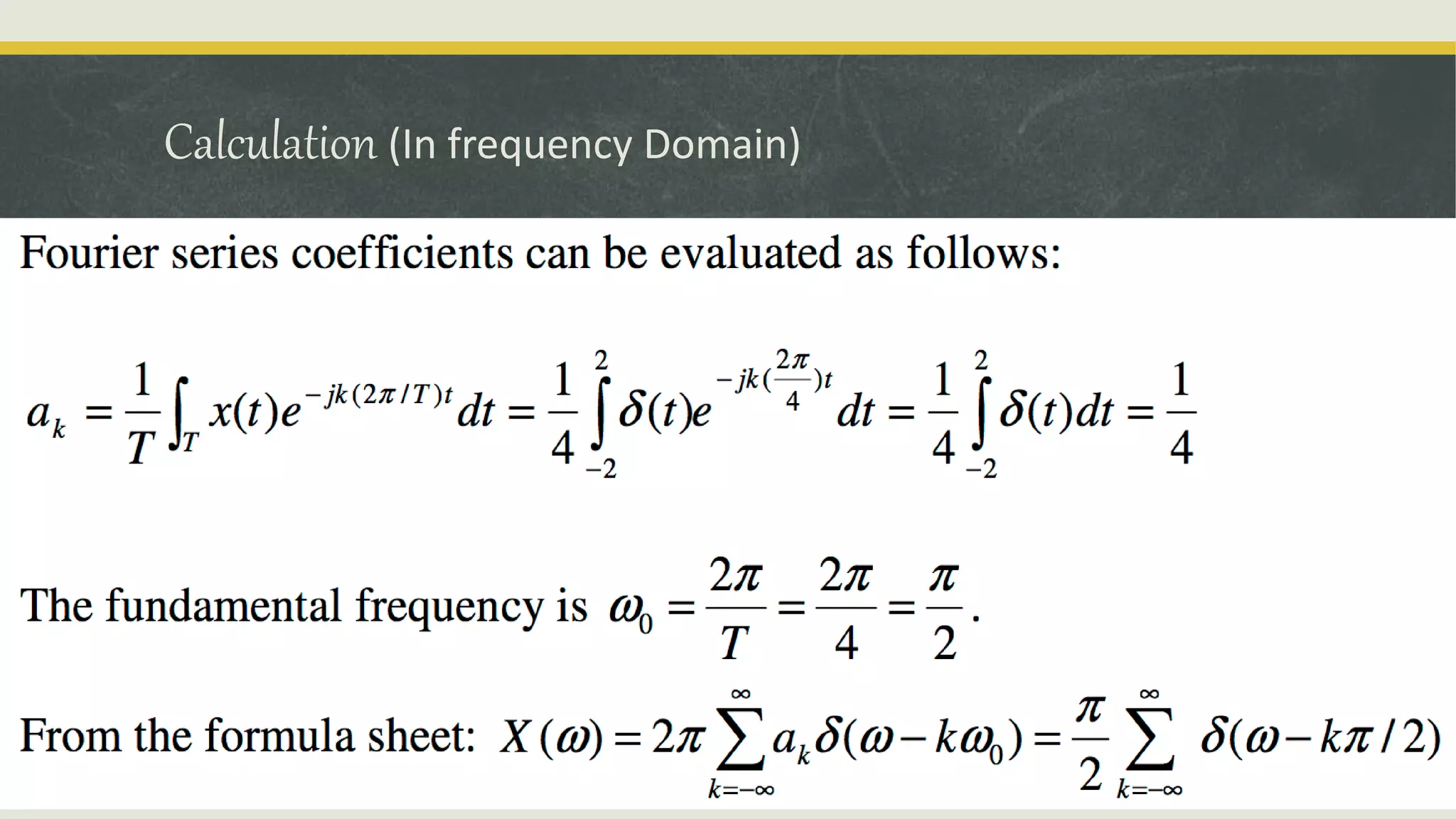 Application of Fourier Transformation | PPTX