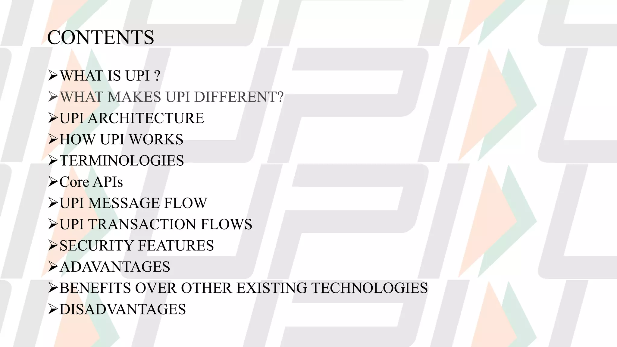 UPI TECHNOLOGY | PPTX | Internet | Computing