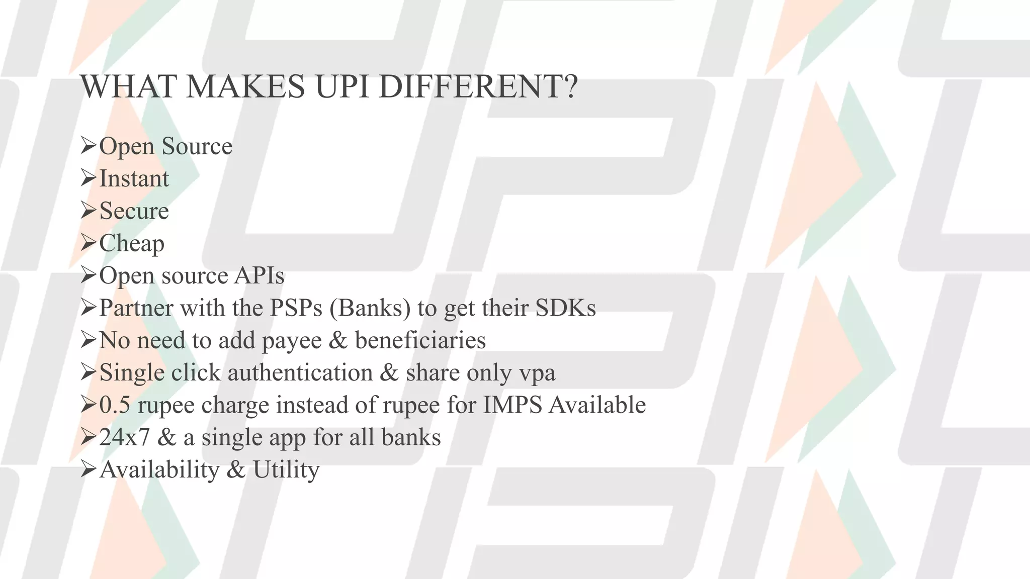 UPI TECHNOLOGY | PPTX | Internet | Computing