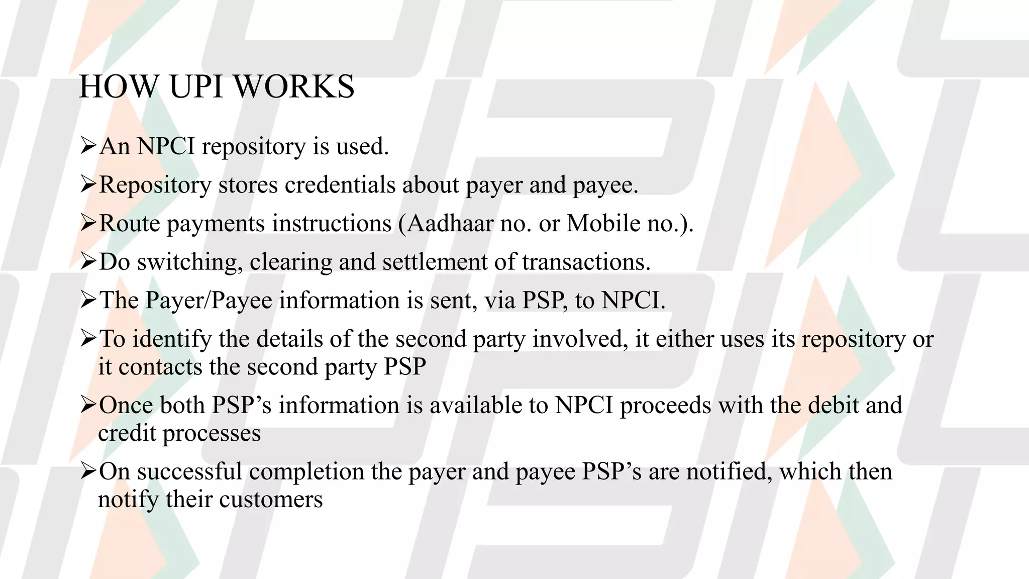 UPI TECHNOLOGY | PPTX | Internet | Computing