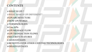 UPI TECHNOLOGY | PPTX | Internet | Computing