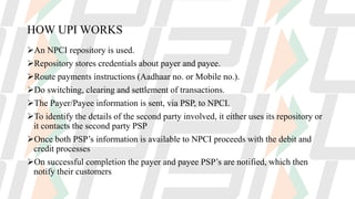 UPI TECHNOLOGY | PPTX