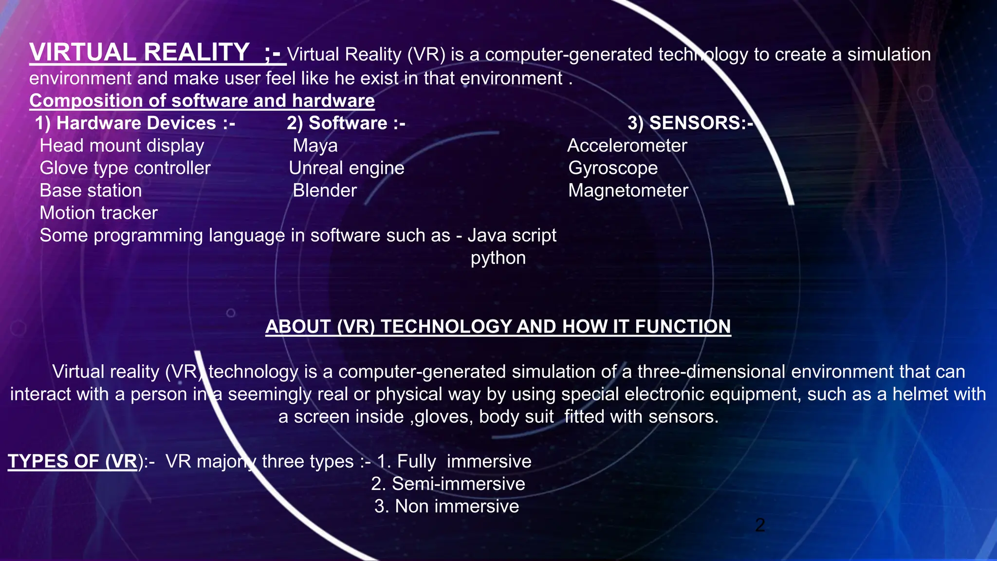 VIRTUAL REALITY | PPTX