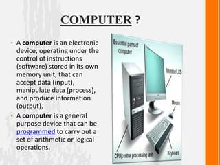 ORIENTATION ON COMPUTER SCIENCE | PPT