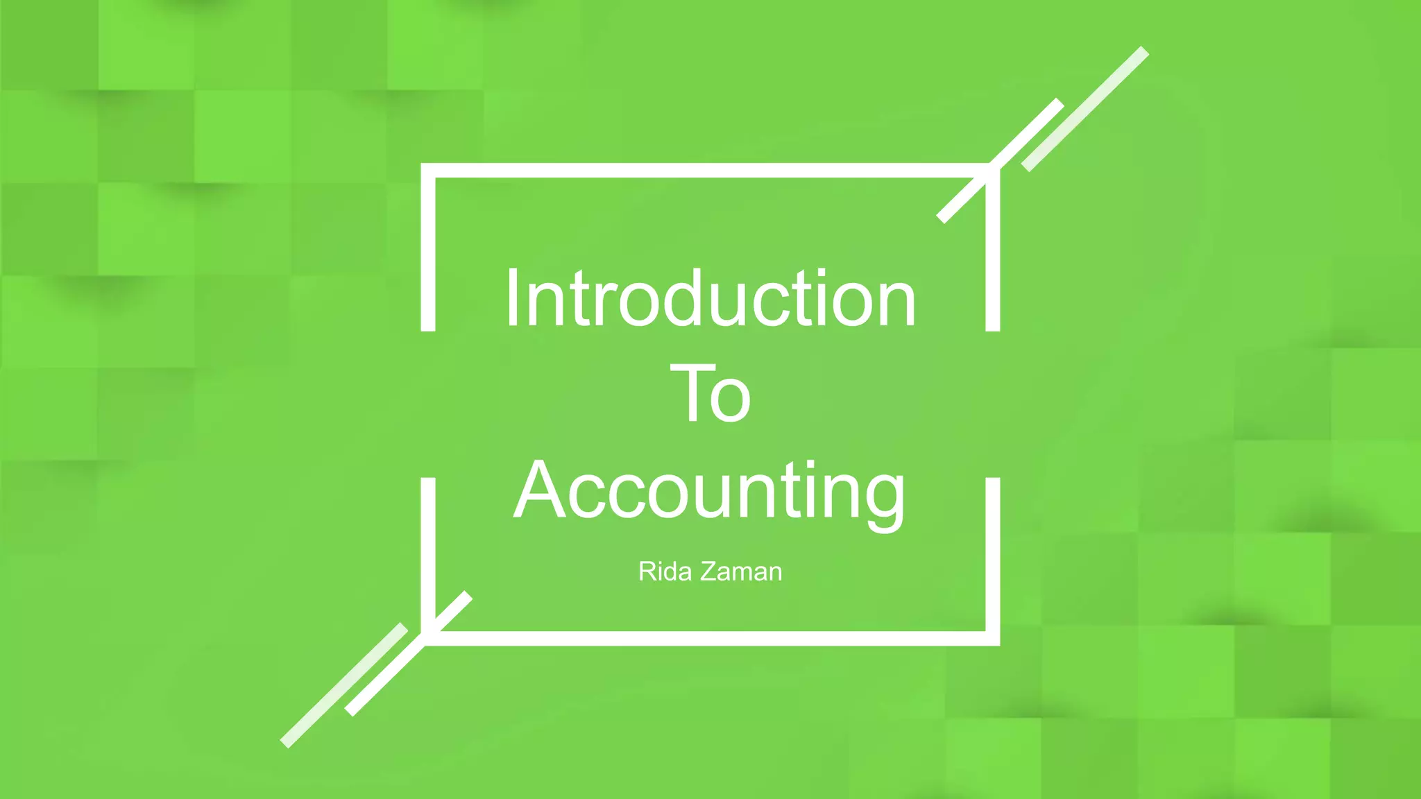 Introduction to Accounting | PPTX
