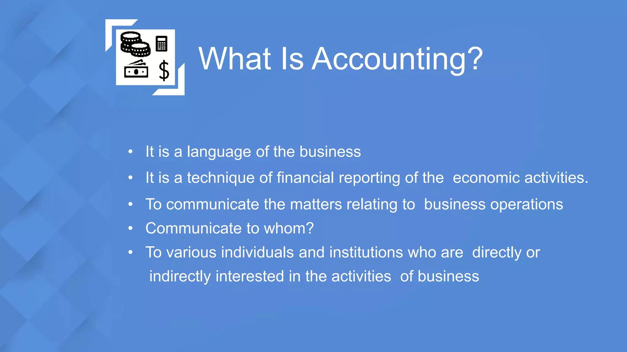 Introduction to Accounting | PPTX