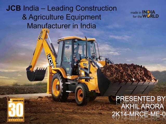 jcb | PPTX | Manufacturing Industry | Industries