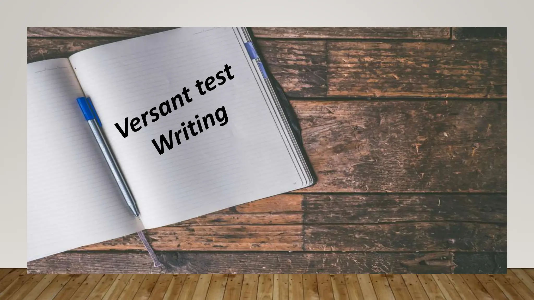 PPT of Versant Test for English Improvement | PPTX