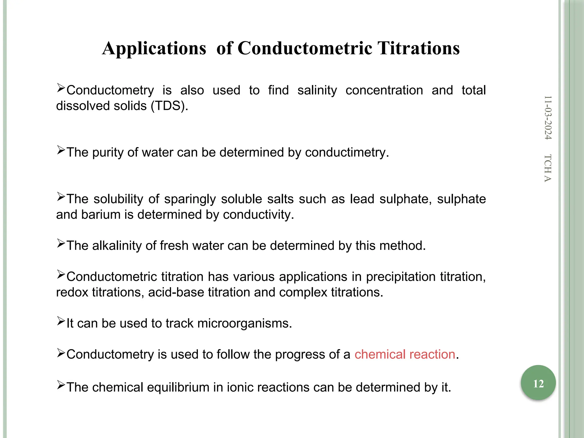 conductometric( titrations in detail ppt | PPTX
