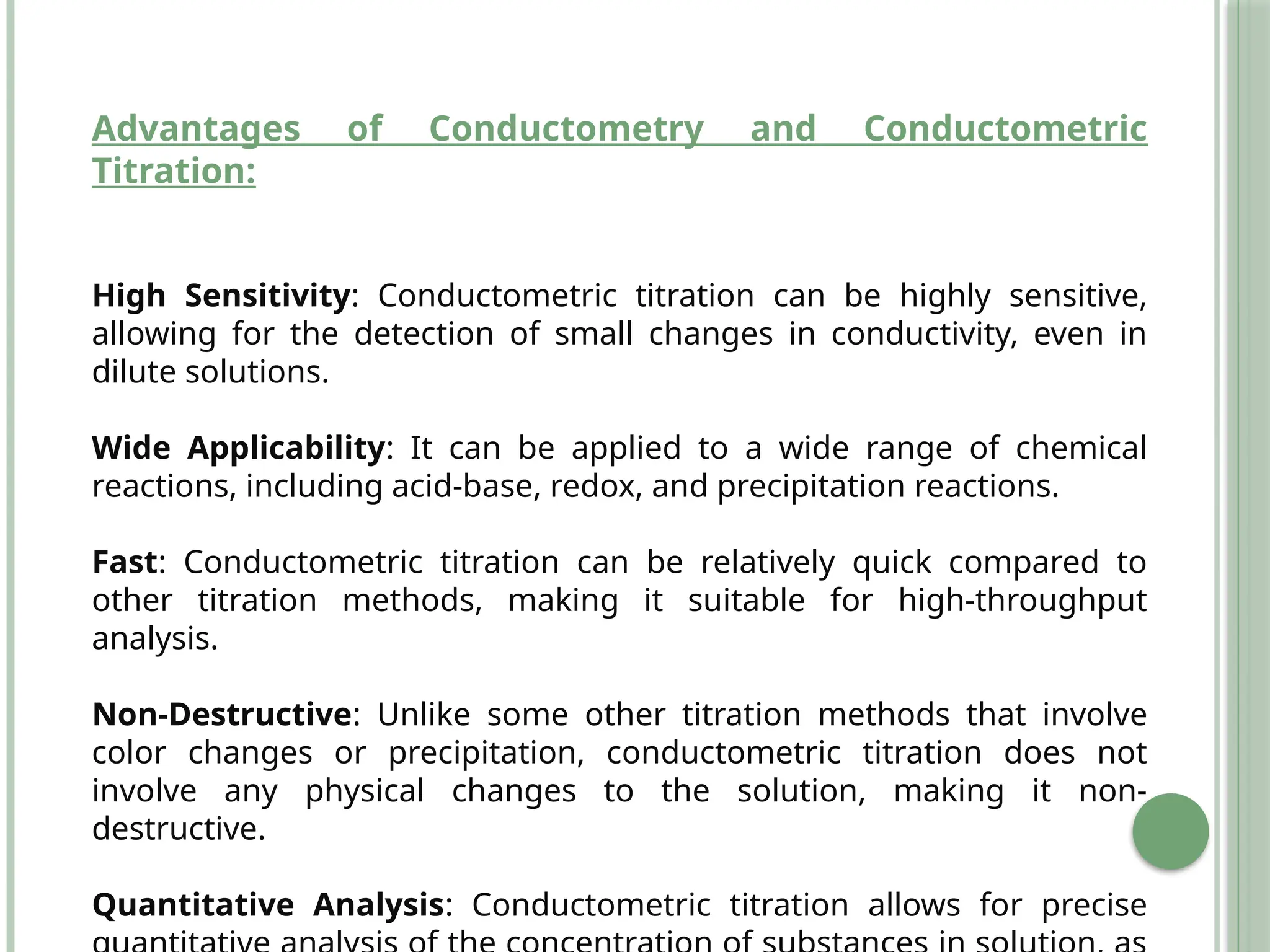 conductometric( titrations in detail ppt | PPTX