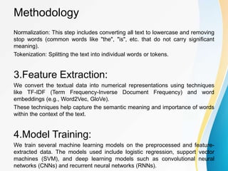 Hate speech detection using machine learning | PPTX
