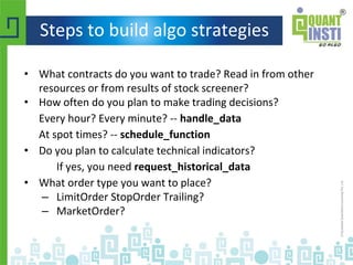 Backtesting And Live Trading With Interactive Brokers Using Python With ...