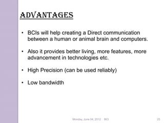 BRAIN COMPUTER INTERFACE | PPT