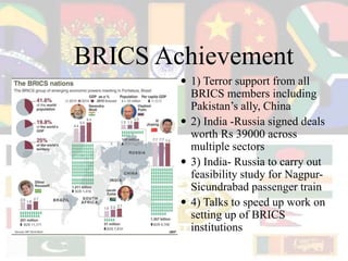 Presentation on SAARC and BRICS a new parallel power in the world | PPTX