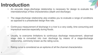 Extrapolation of Stage Discharge Rating Curve | PPTX