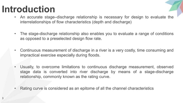 Extrapolation of Stage Discharge Rating Curve | PPTX | Physics | Science