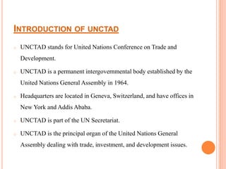 UNCTAD & IMF | PPTX
