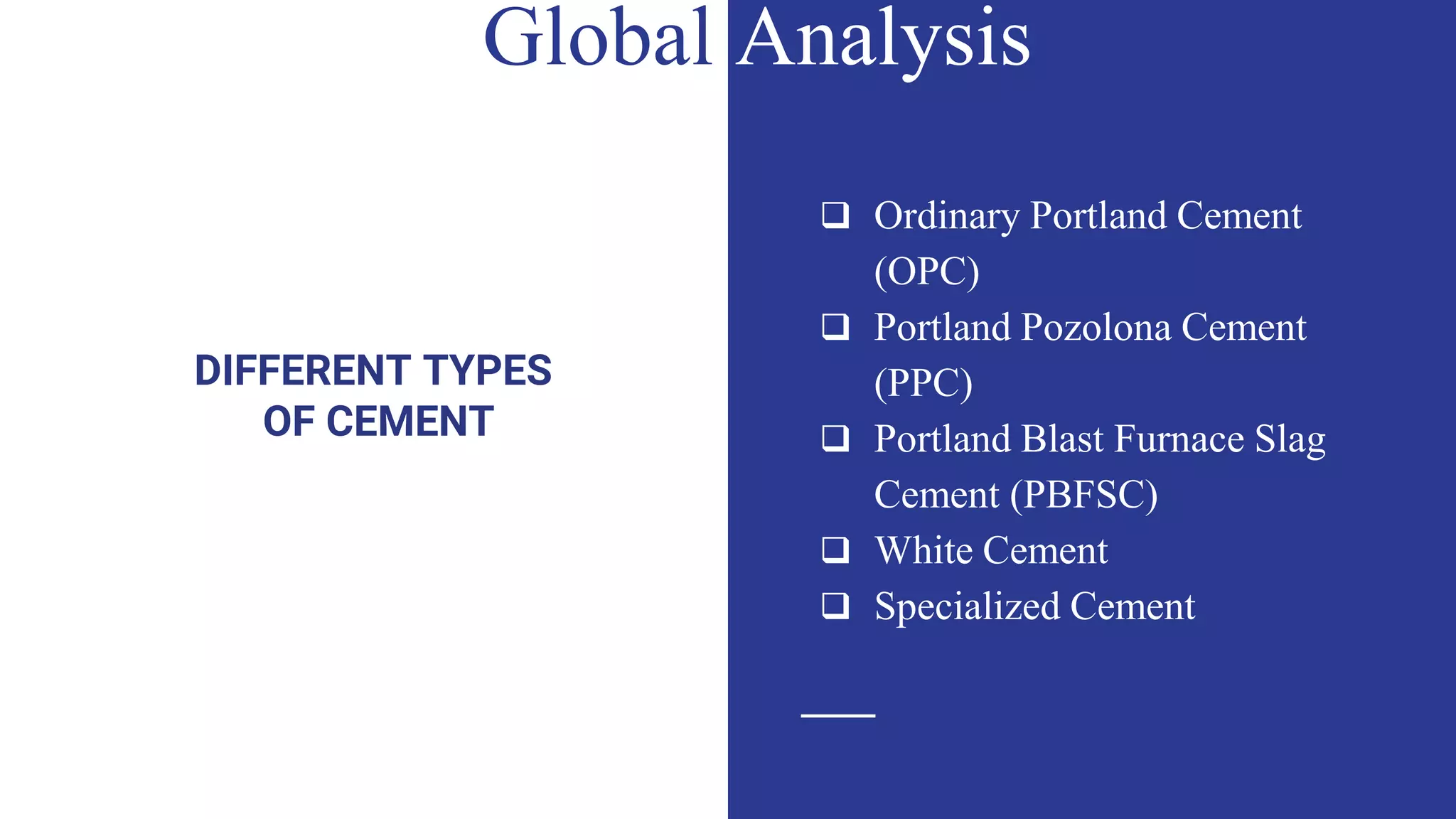 Cement Analysis | PPTX